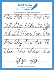 Master the Art of Cursive Writing with ArtfulCursive