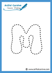 Free Printable Bubble Letter M (Uppercase + Lowercase)